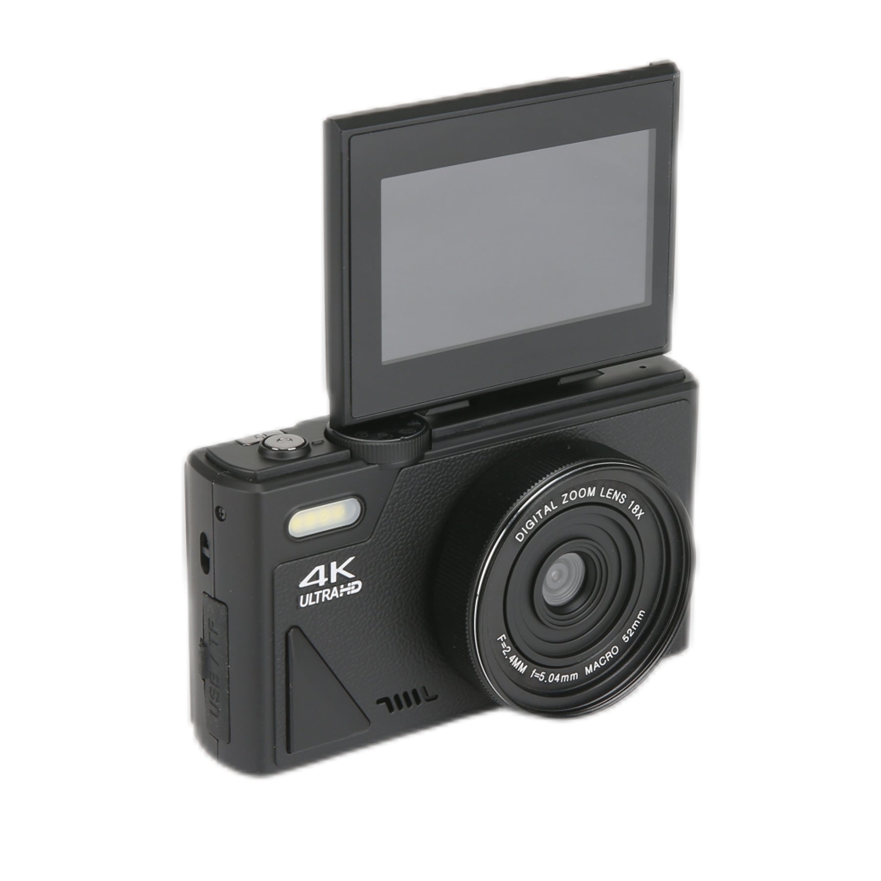 KiTBEEZ KP-2 180°Flip Screen Selfie 4K Camera